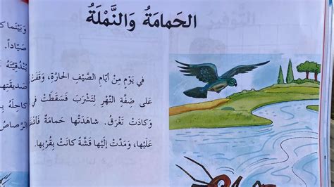 الحمامة والنملة صف الخامس إلقاء أحمد عبدالرزاق Youtube