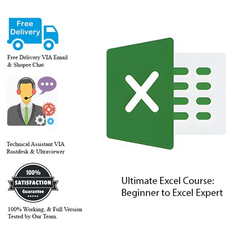 Ultimate Excel Course Beginner To Excel Expert Shopee Malaysia