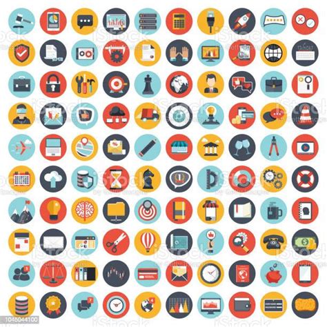 비즈니스 및 관리 아이콘 웹사이트 및 모바일 응용 프로그램에 대 한 설정입니다 평면 벡터 일러스트 레이 션 아이콘에 대한 스톡 벡터 아트 및 기타 이미지 Istock