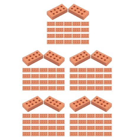 Masteelf 1000 Pcs Miniature Bricks Tiny Bricks For Crafts Diy Miniature