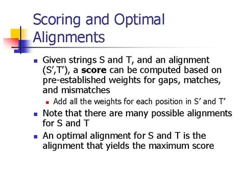 Sequence Alignment Bioinformatics Sequence Comparison N N Problem