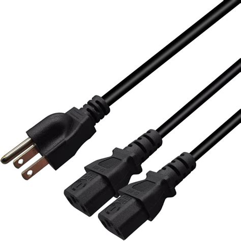 2pack Ups Server Y Splitter C14 To 2 X C13 Power Adapter