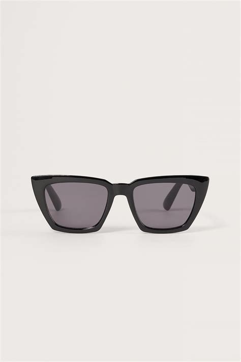 Basic Squared Sunglasses Black Na