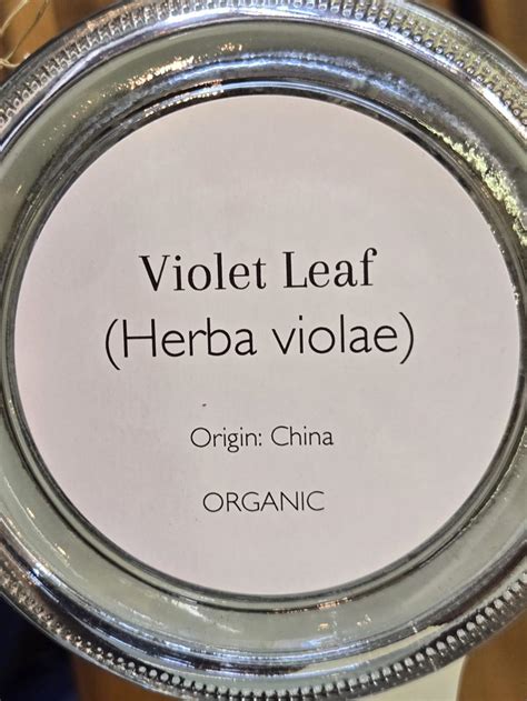 Violet Leaf Herba Viole Spring To Health