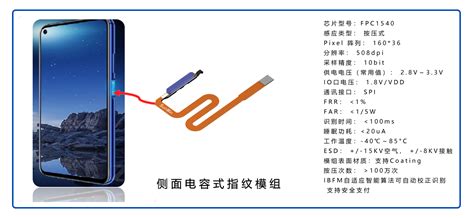 侧面电容式指纹模组 湖北三赢兴光电科技股份有限公司
