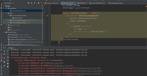 No Value For StreamingData Issue HaarigerHarald Android YoutubeExtractor GitHub