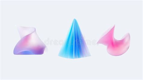 Explore The Realm Of Abstract Fluid Shapes Presented In Soft Pastel Colors And Shades Stock