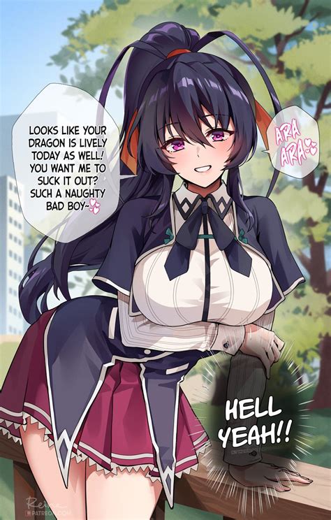 Himejima Akeno High School Dxd Drawn By Foxyreine Danbooru