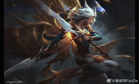 潘诚伟给TheShy画的天使永远滴神 看图 lol半价吧 百度贴吧