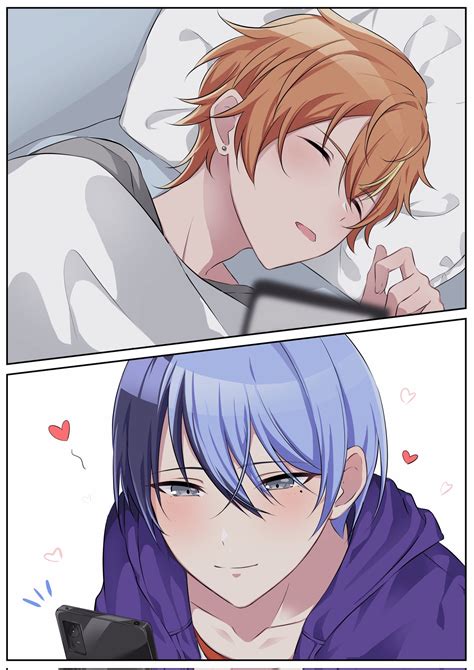 Aoyagi Touya And Shinonome Akito Project Sekai Drawn By Momiji Danbooru