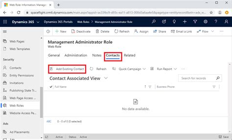 Custom Web Roles And Entity Permissions Information Dynamics
