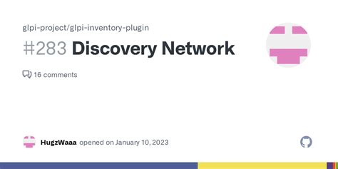 Discovery Network · Issue 283 · Glpi Projectglpi Inventory Plugin