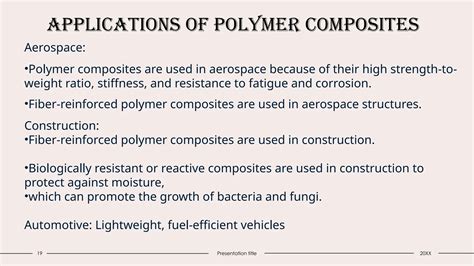 Polymer Composites Classification Reinforcements Matrices Pptx