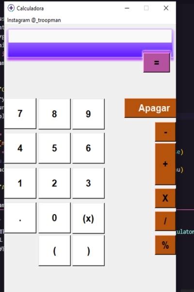 Calculadora Simples Feita Python E Tkinter