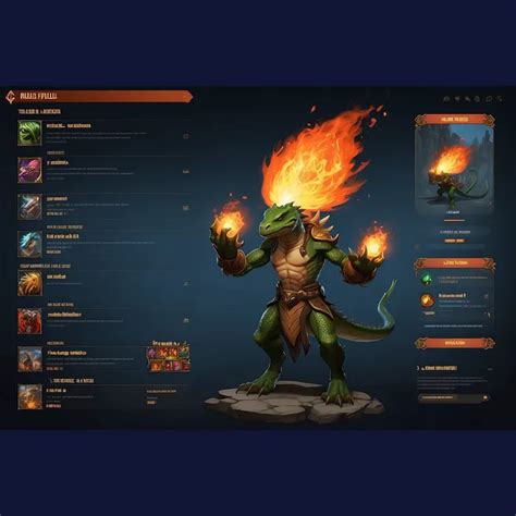 Game Design Character Information Page Leonardo Prompt