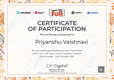 Priyanshu Vaishnavi On Linkedin Hackthisfall Hackathon