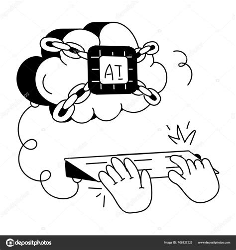 hands using keyboard icon concept stock vector by ©vectorsmarket 708127226