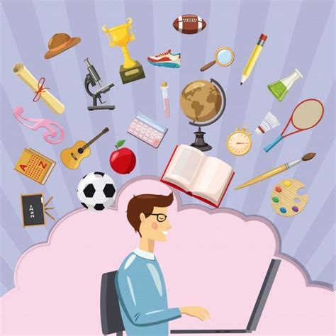 Estudiante de concepto de educación est Premium Vector Freepik