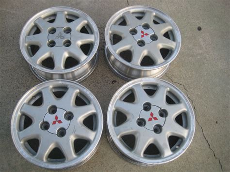 4x1143 4g63 Oem Mitsubishi Galant Vr4 Dsm Wheels Rims
