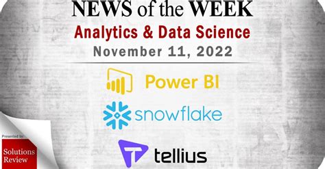 analytics and data science news for the week of november 11 updates