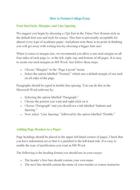 Essay Format Formatting An Essay In Apa Style Writing Notes Youtube