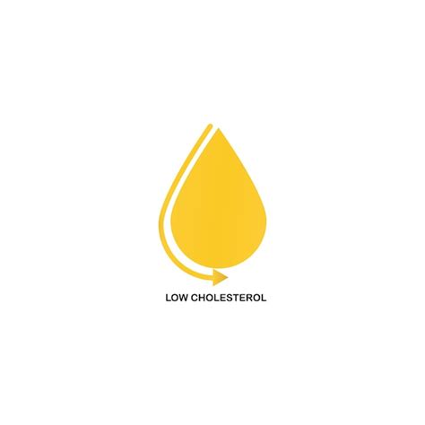 Premium Vector Low Cholesterol Icon