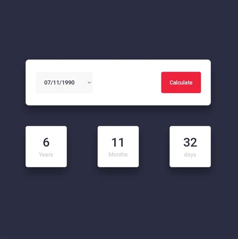 Er Kunal Gavhane On Twitter Create This Age Calculator Mini Project Using Html Css