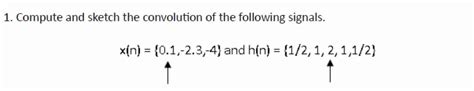 Solved Compute And Sketch The Convolution Of ﻿the Following