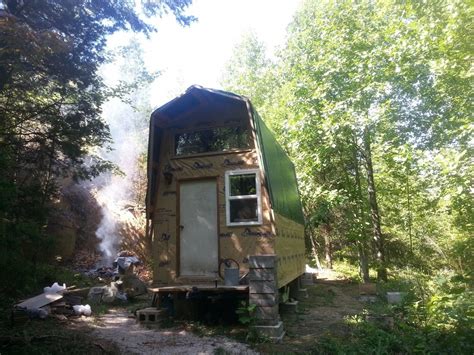 Man Building DIY Off Grid Tiny Home For Less Than K