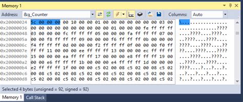 The New Advanced Memory Window In Visualgdb 52 Sysprogs