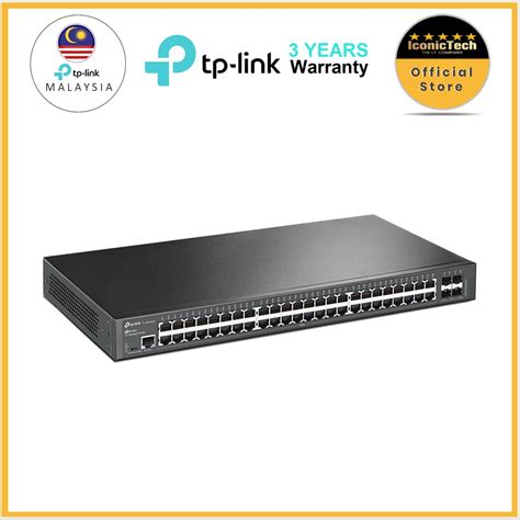 Tp Link Jetstream Tl Sg X Port Gigabit Managed Network Switch With G Sfp Sku Tl