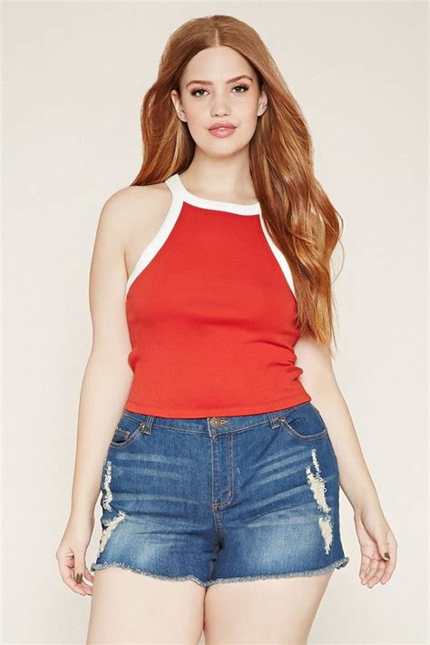 Forever 21 Forever 21 Plus Size Contrast Trim Top Plus Size Fashion