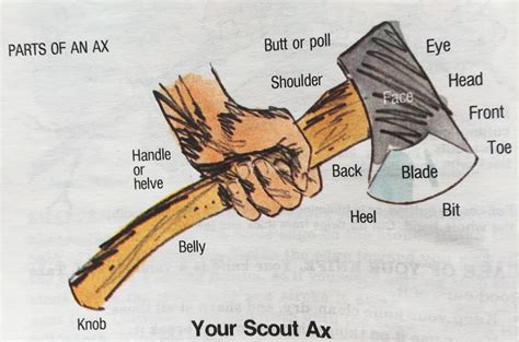 Parts Of An Ax — Scouterlife