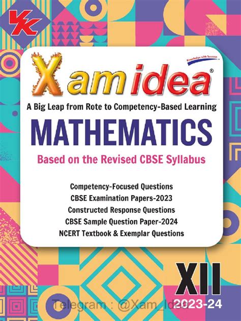 Xam Idea Mathematics Cbse Class 12 Xam Idea Pdf