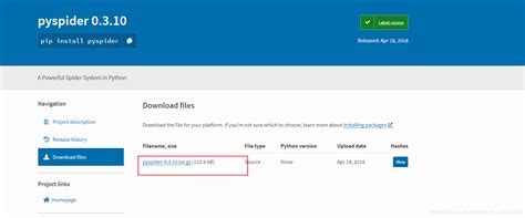 Pyspider学习之 Windows安装pyspider模块pyspider文档 下载 Csdn博客