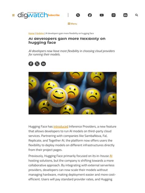 Ai Developers Gain More Flexibility On Hugging Fa Pdf
