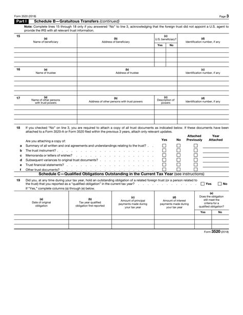 Irs Form 3520 2018 Fill Out Sign Online And Download Fillable Pdf Templateroller