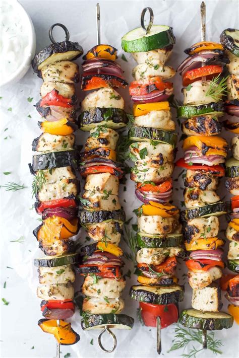 Mediterranean Chicken Kabobs