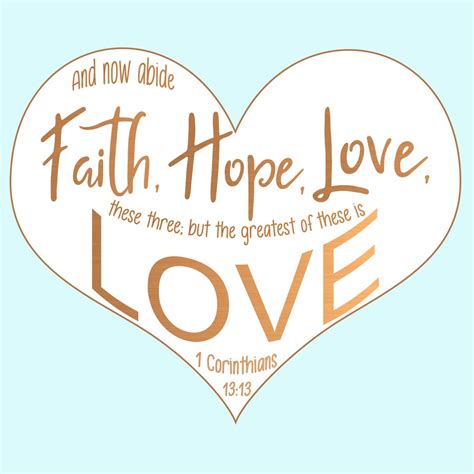 Faith And Love Quotes From The Bible