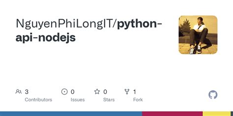 Github Nguyenphilongitpython Api Nodejs