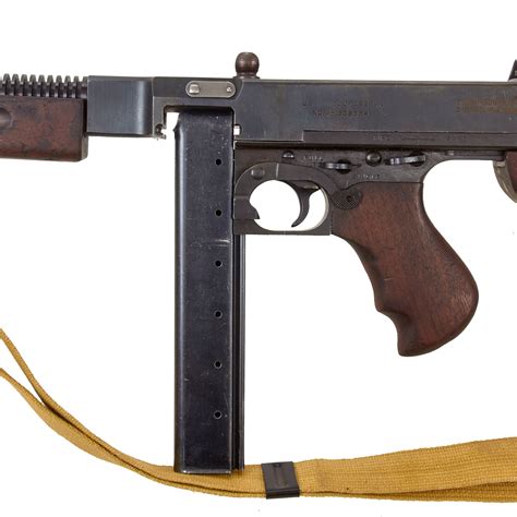 Original Us Wwii Thompson M1928a1 Display Submachine Gun Serial Nos