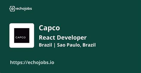 Hiring Front End Reactjs Developer Sao Paulo Brazil Brazil Api Docker Kubernetes React Html