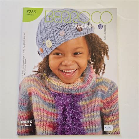 Vintage Berroco Knitting Collection Bambini 20 Patterns Inside Numbe