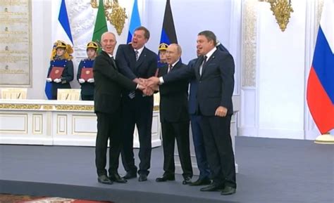 Путин подписал договоры о вхождении в состав России новых территорий Краткое содержание