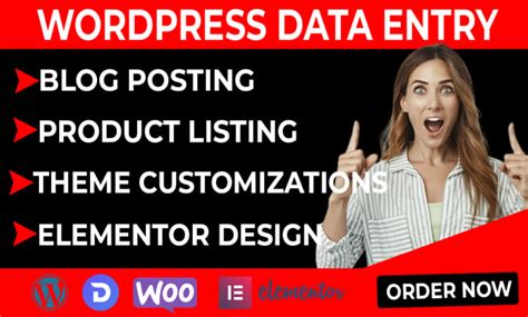 Do Wordpress Data Entry And Blog Posting By Wp Tanu Fiverr