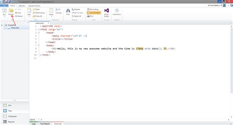 Microsoft Webmatrix Get Data From Database Uupootermy Site
