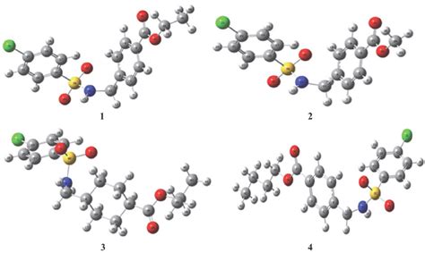 Optimized Structures Of Synthesized Compounds Download Scientific Diagram