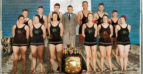 The Frankston Life Saving Club 1930s City Of Frankston In Victoria Australia Color Added