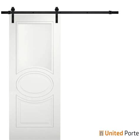 Modern Barn Door With Opaque Glass Solid Panel Interior Doors Buy Doors Online My City Doors