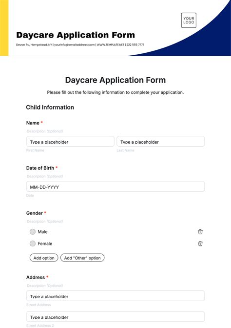 Free Application Form Templates To Edit Online